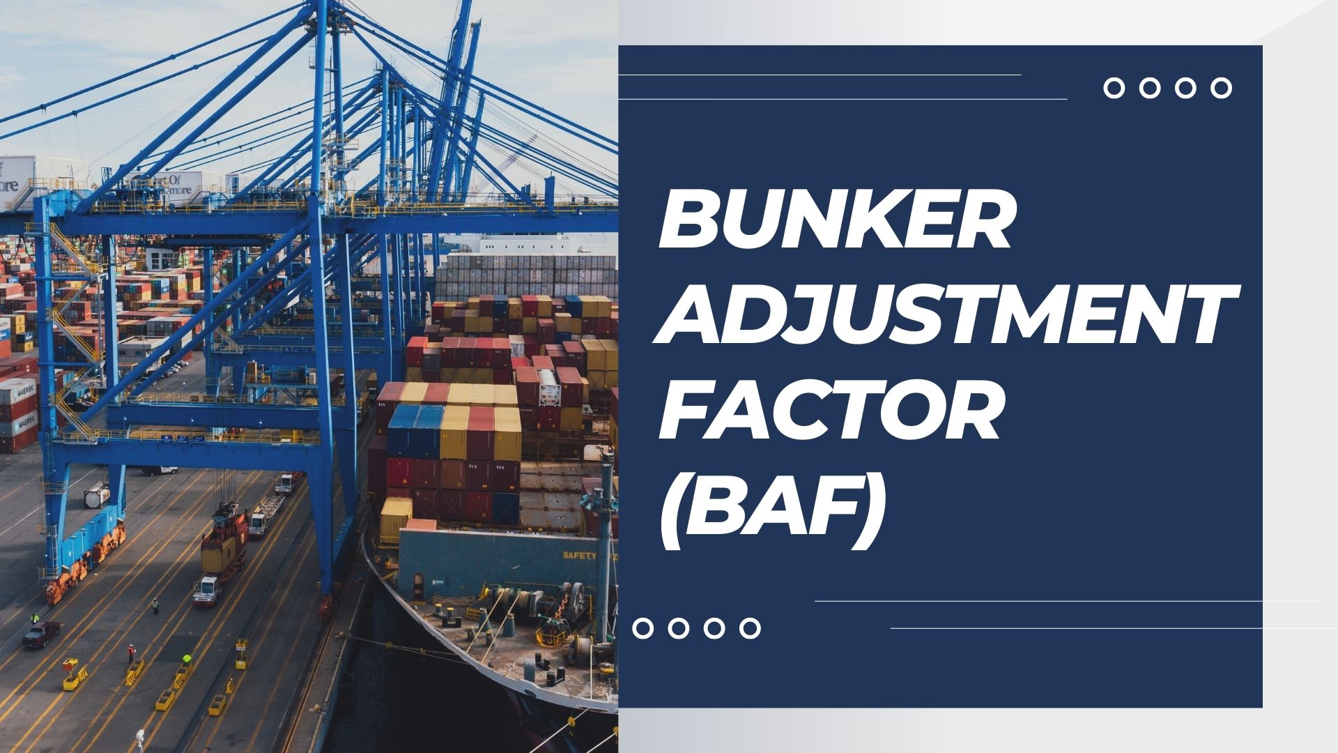 Bunker Adjustment Factor | DJAAGOU-A